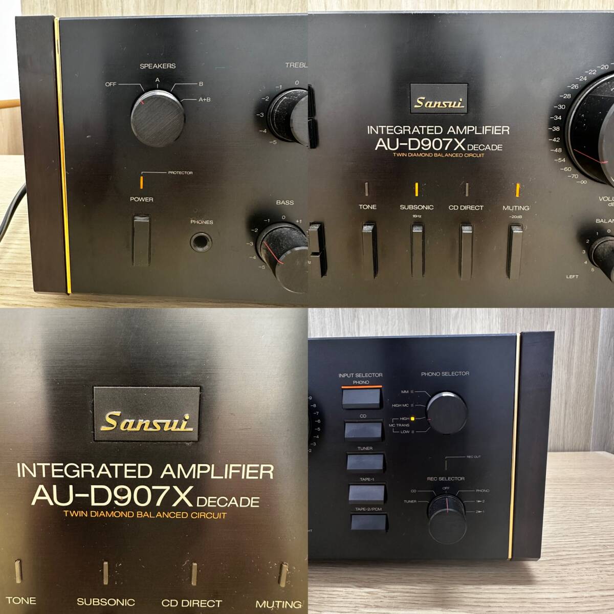 M8-11 現状品 SANSUI サンスイ AU-D907X DECADE プリメインアンプ インテグレーテッドアンプ 音響 オーディオ 通電確認済み(サンスイ)｜売買されたオークション情報 ...