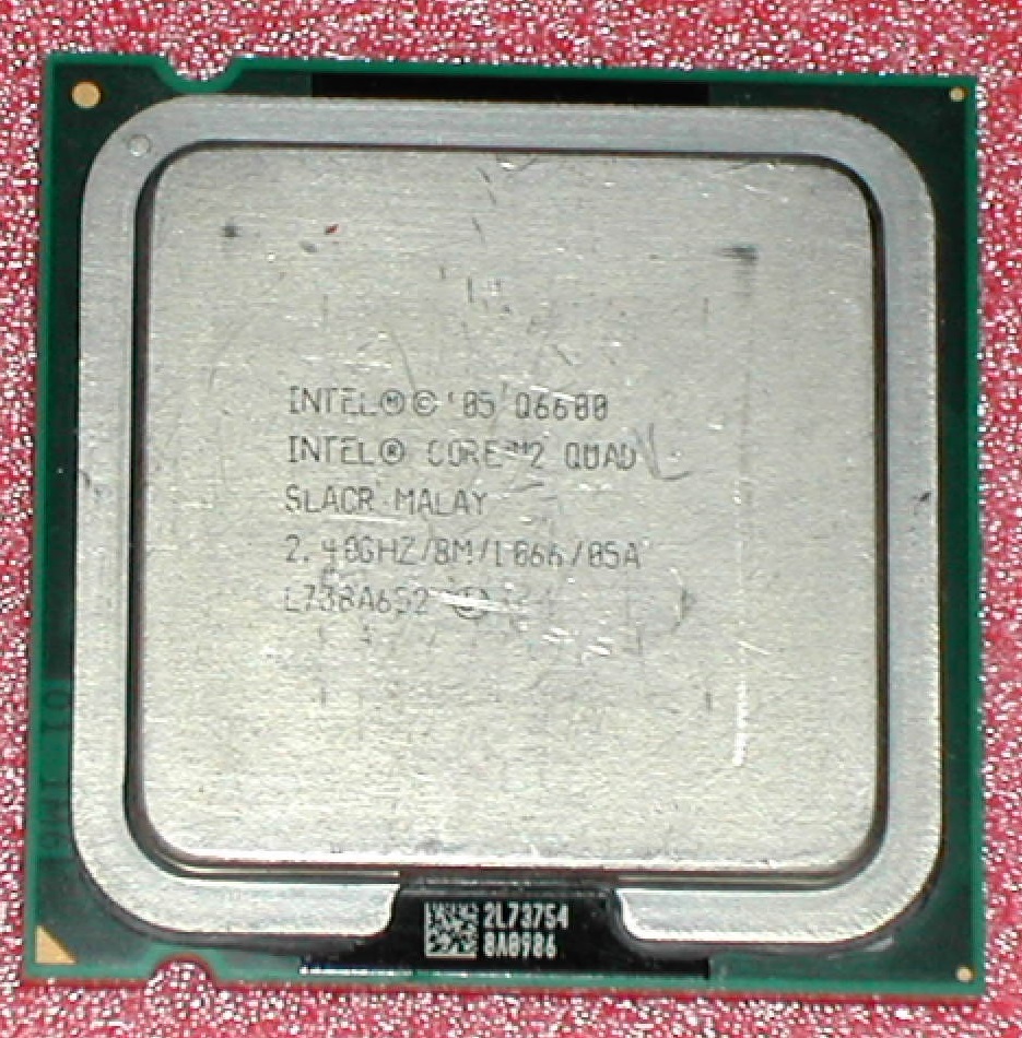 Yahoo!オークション - 4コアCPU Core 2 Quad Q6600 SLACR LGA775