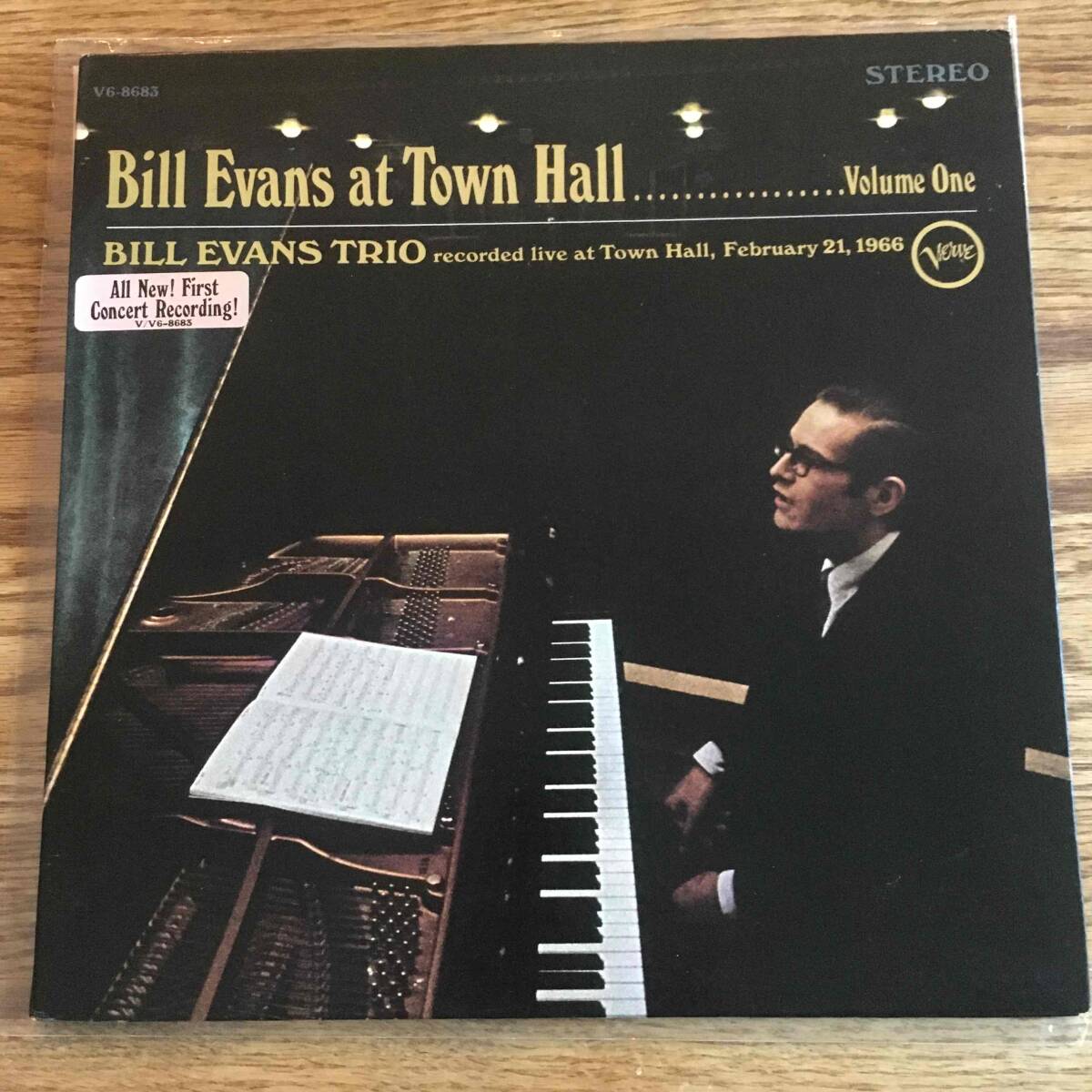 USオリジナル Bill Evans Trio/At Town Hall Volume One Verve Records/ V-8683/VAN GELDER刻印/手書きマト(ジャズ一般 ...