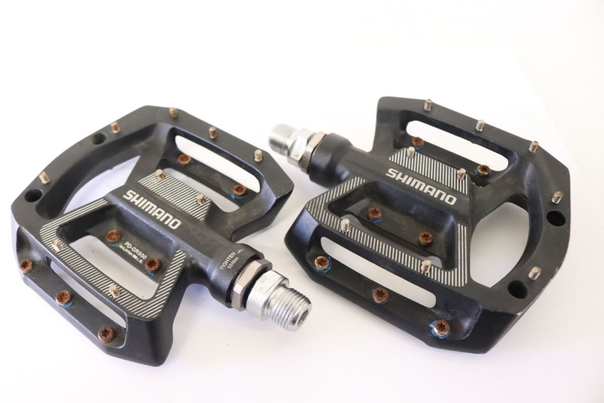 Yahoo!オークション - SHIMANO シマノ PD-GR500 フラットペダル