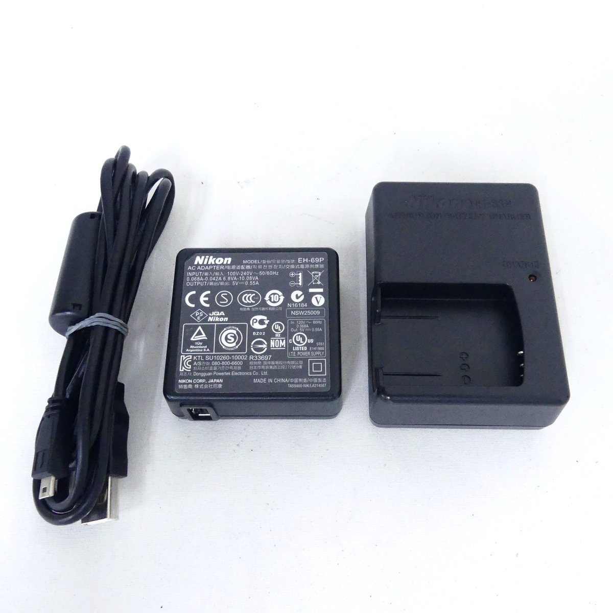 Yahoo!オークション - Nikon ニコン ACアダプター EH-69P 充電器 MH-65...