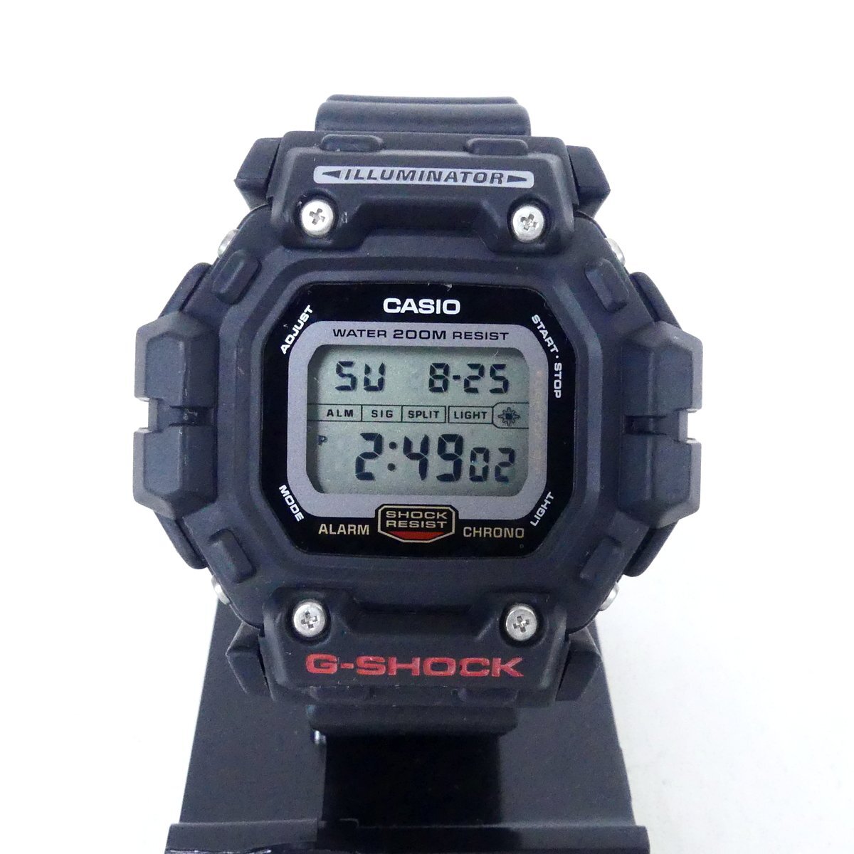 Yahoo!オークション - CASIO カシオ G-SHOCK ブラック DW-8300 アナロ...