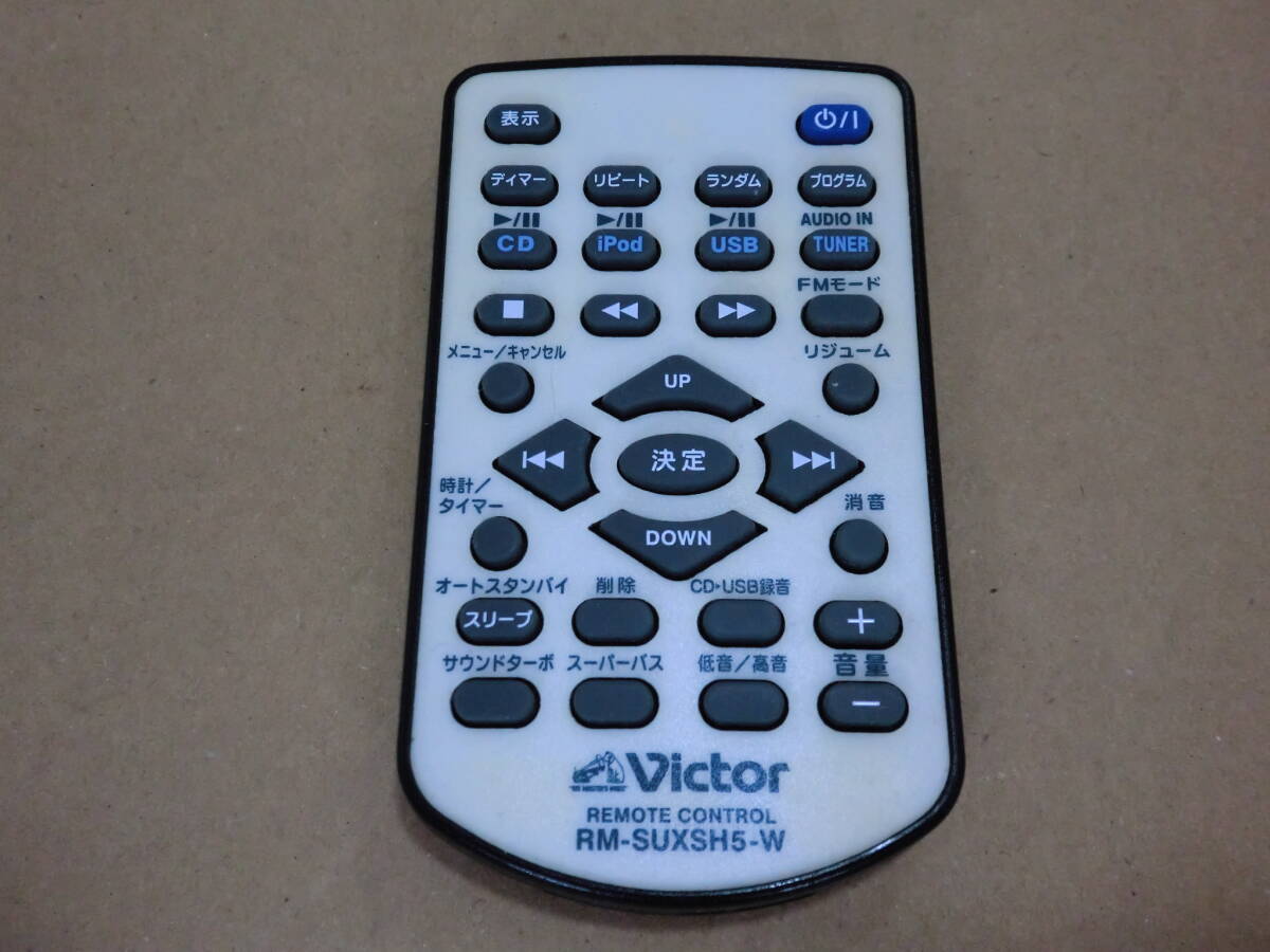 Yahoo!オークション - Victor ビクター マイクロコンポ UX-SH5用リモ...