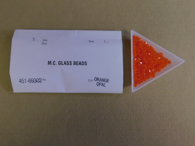 Yahoo!オークション - 3871 未使用 チェコビーズ M.C.GLASS BEADS ORAN...