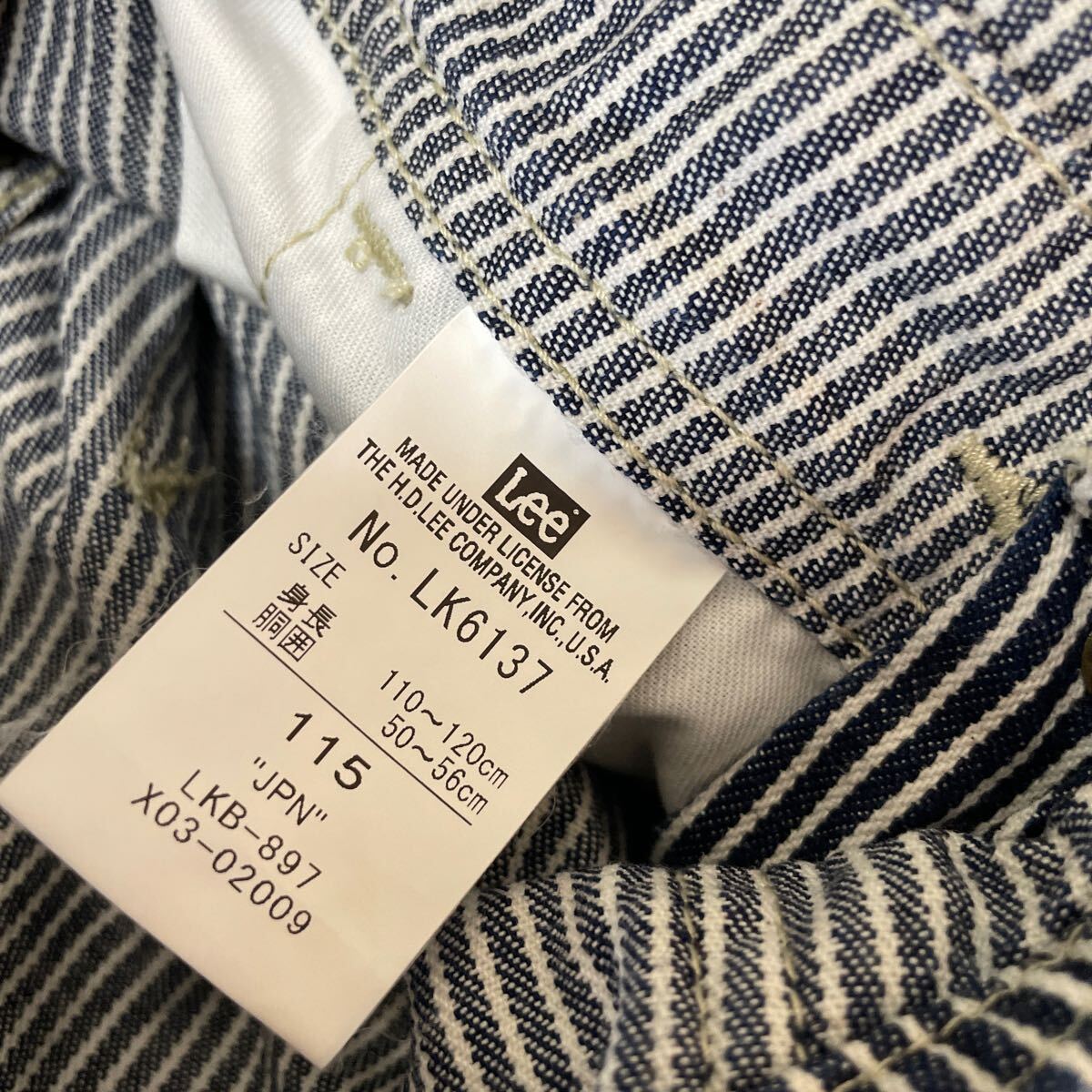 Yahoo!オークション - オーバーオール デニム Lee キッズ 2着セット サ...