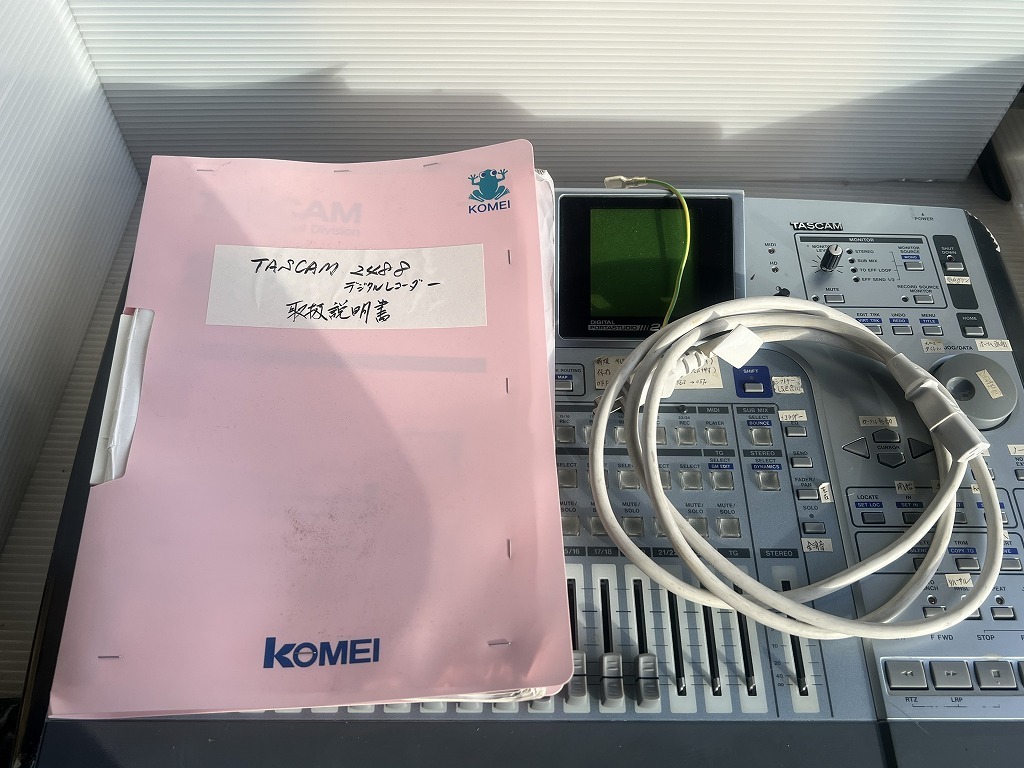 Yahoo!オークション - TASCAM PORTASTUDIO 2488 24トラック デジタル ...