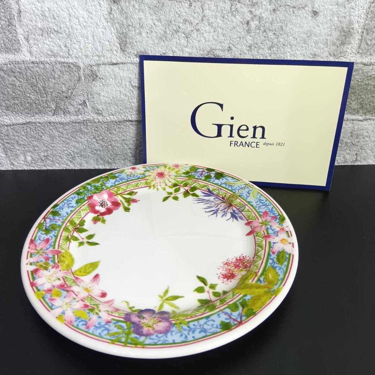 Yahoo!オークション - usH-465 未使用【Gien/ジアン】Millefleurs/プレ...