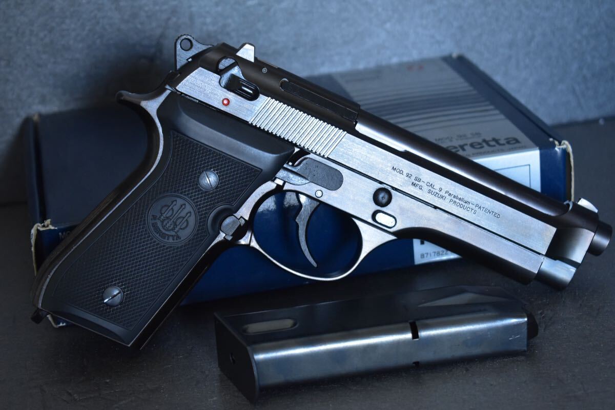 Yahoo!オークション - [未発火] スズキ ベレッタ M92SB メタルフィニッ...