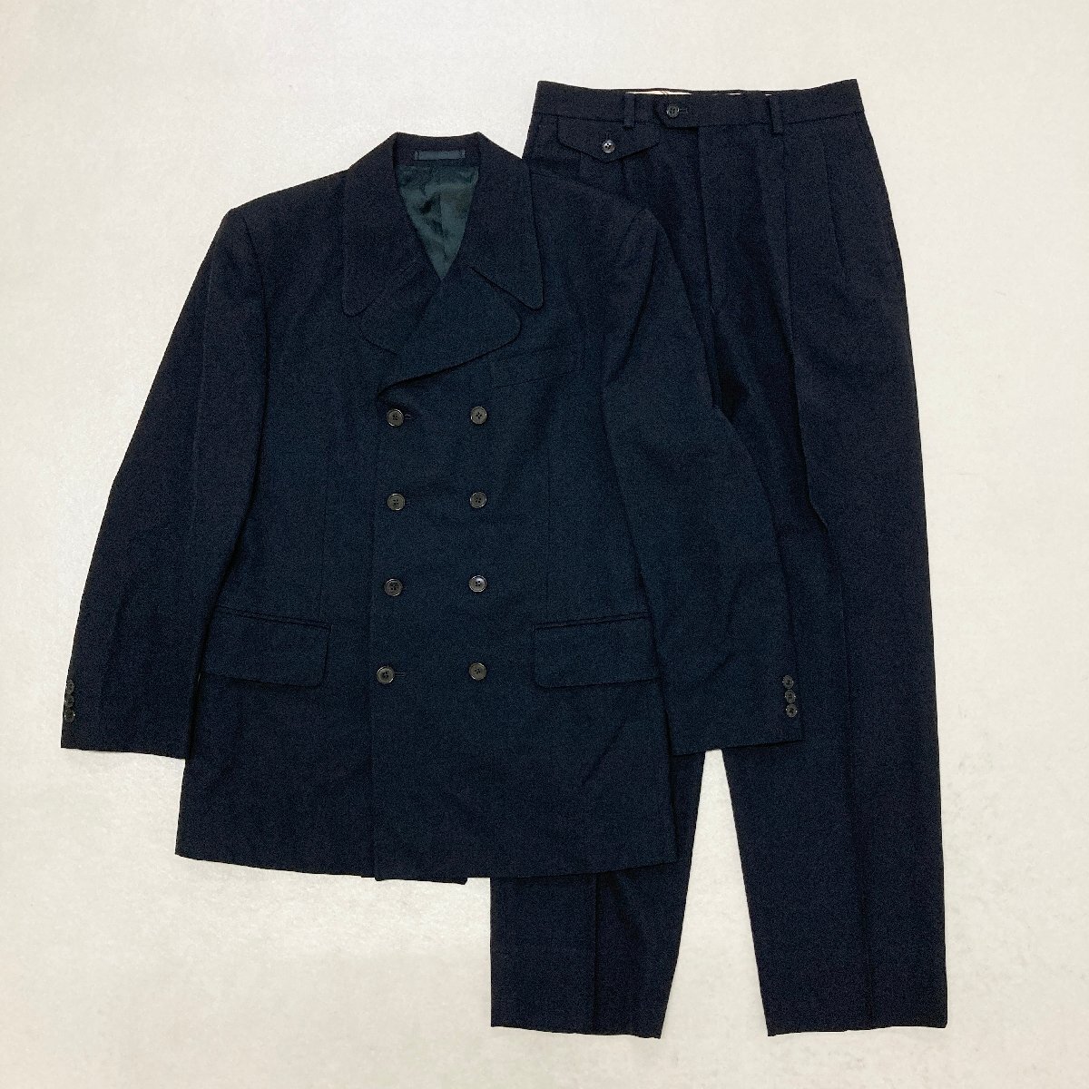 Paul Smith ポールスミス セットアップ スーツ ジャケット パンツ ダブル 肩パッド ウール 日本製 ブラック サイズM メンズ 1.39kg(スーツ)｜売買されたオークション情報 ...