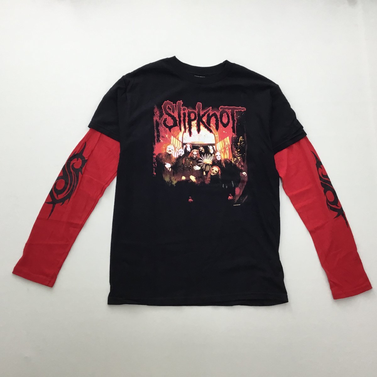 00s SLIPKNOT スリップノット 2004 バンドT ロンT ロングスリーブ ロック Tシャツ プリント 長袖 切替デザイン メンズ M /0.26kg(Tシャツ)｜売買された ...
