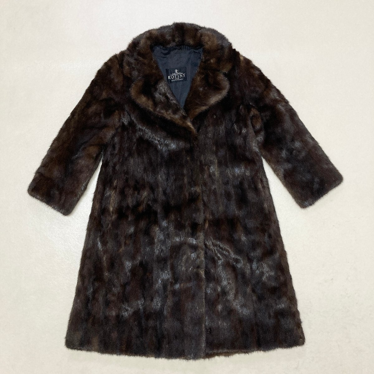 Yahoo!オークション - ROTINY ロティニー ファーコート ひざ丈 高級毛...