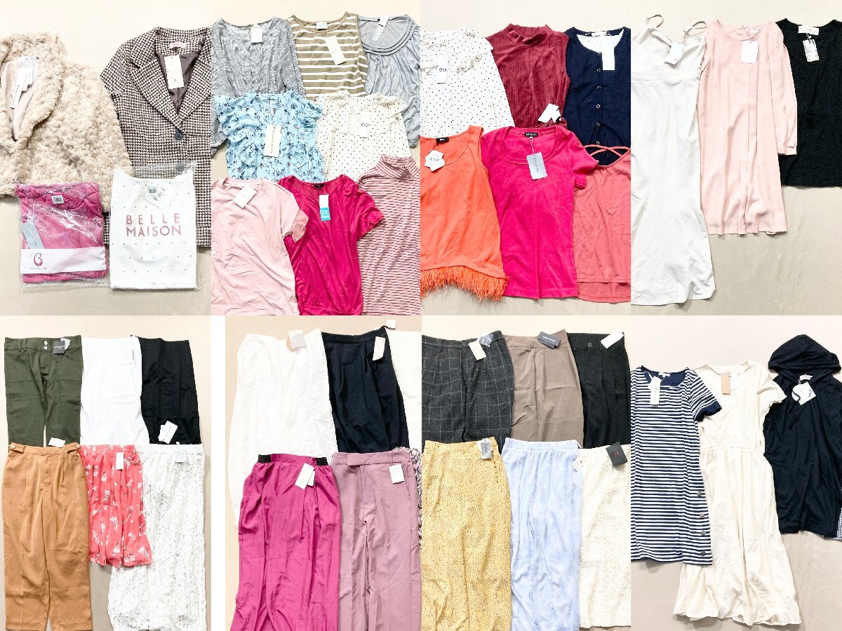 タグ付き レディース 42点 まとめ earth ROPE PICNIC UNIQLO GU トップス ボトムス ワンピース 等 サイズMIX 卸 現状品 10kg(トップス)｜売買された ...