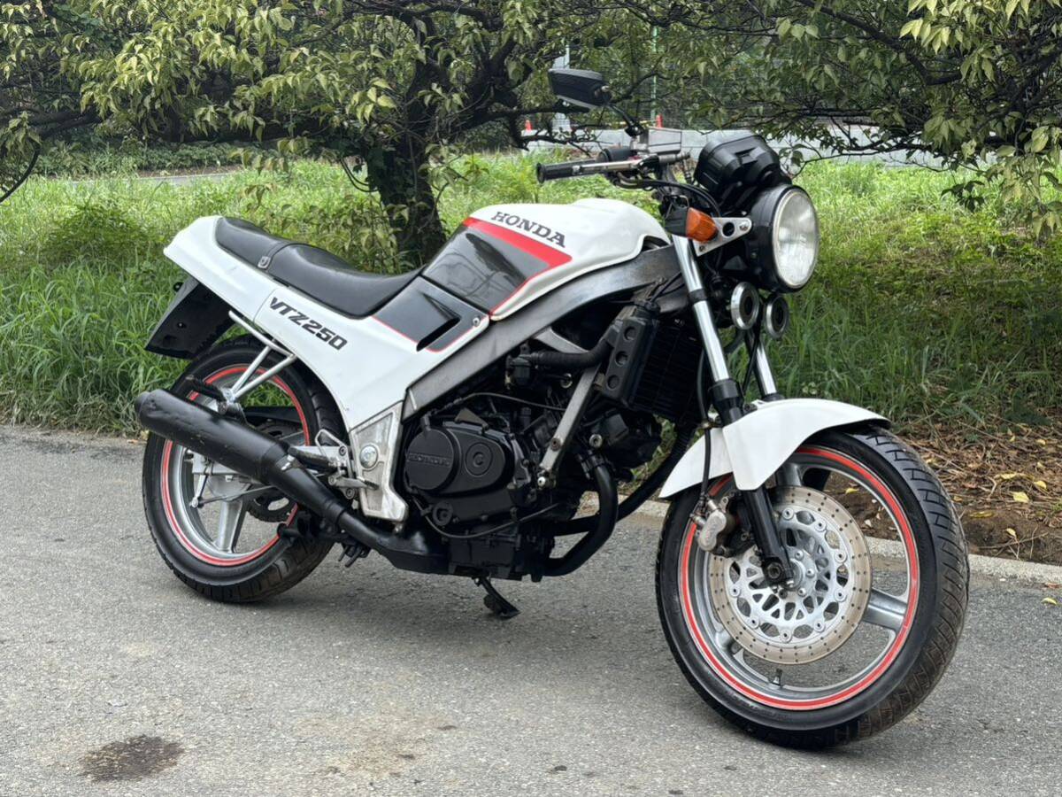 Yahoo!オークション - 売り切り ホンダ VTZ250 vツイン フルパワー 綺...