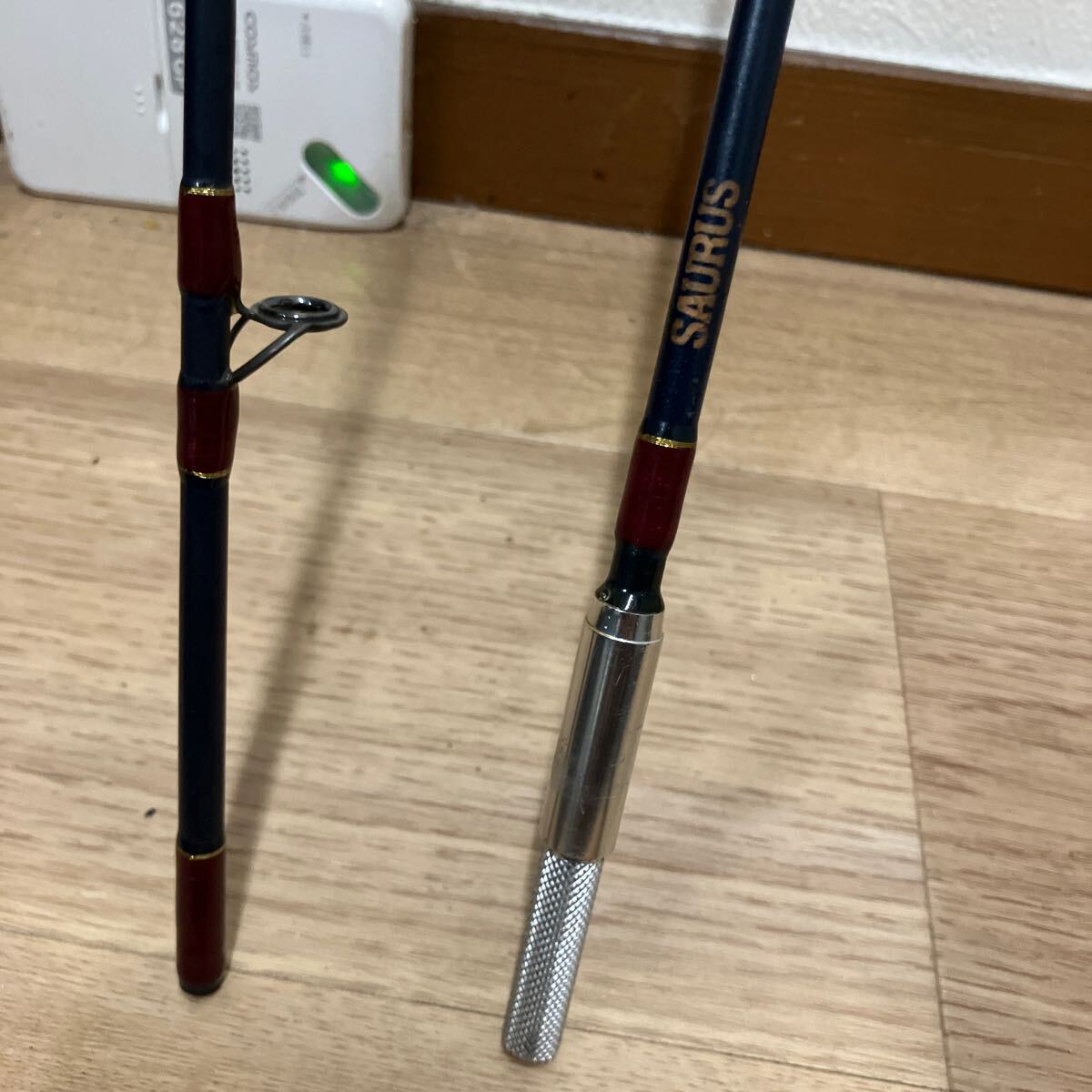 Yahoo!オークション - ザウルス 2本継ぎロッド チャンピオングリップ