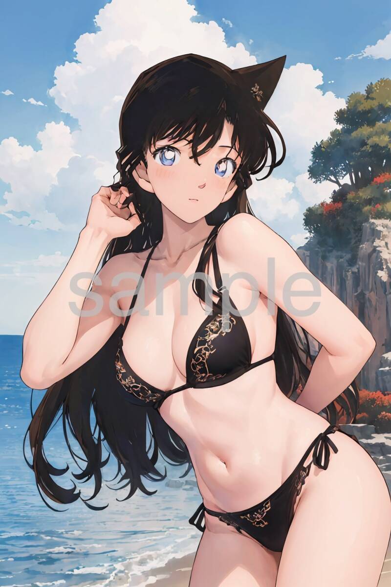 Yahoo!オークション - 3462 毛利 蘭 名探偵コナン 美女ポスター 高画質...