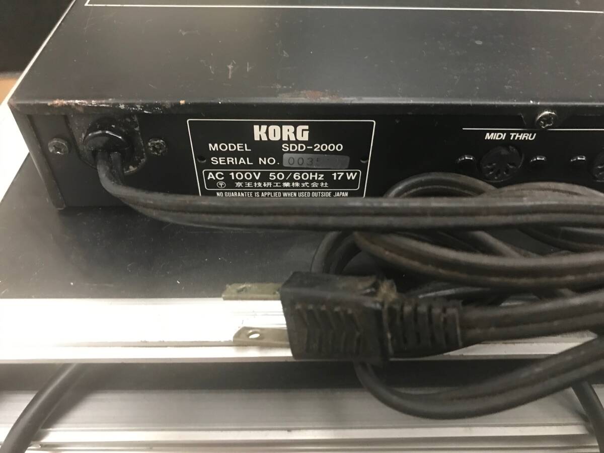 Yahoo!オークション - KORG SDD-2000 Digital Delay 中古ジャンク扱い