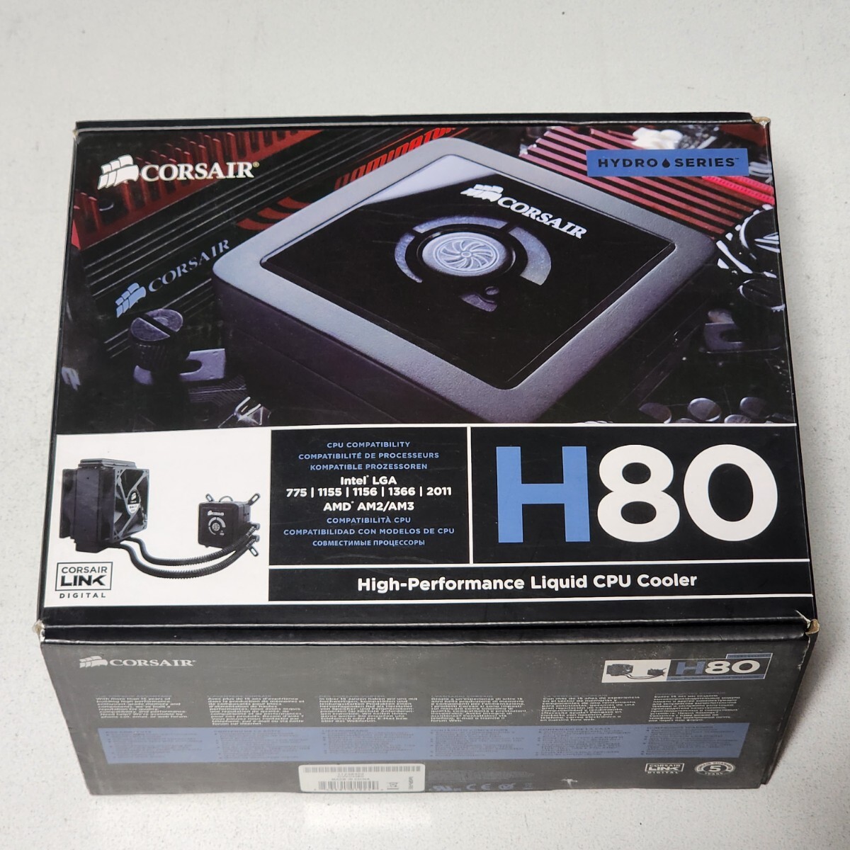 Yahoo!オークション - CORSAIR H80 120mm 簡易水冷型CPUクーラー ジャ...