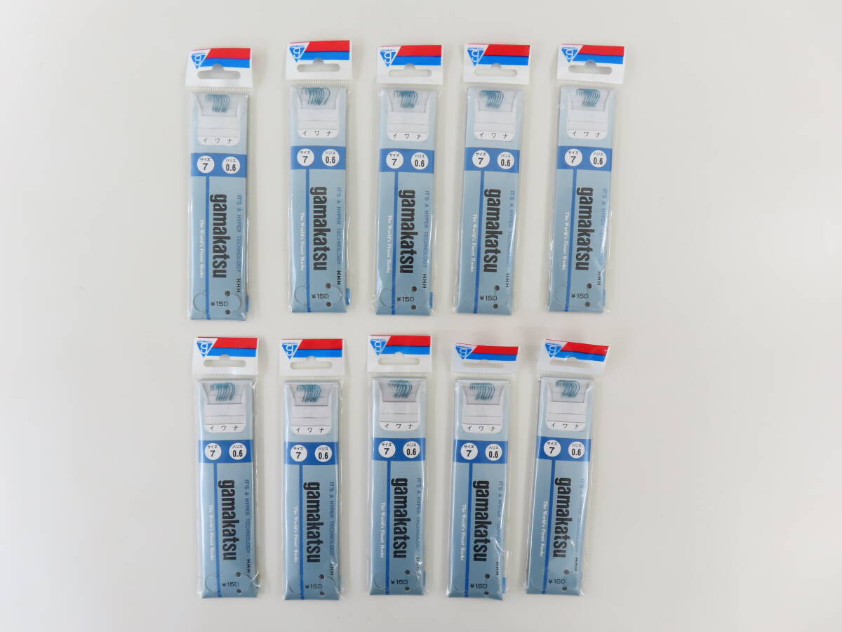 Yahoo!オークション - KG9【 がまかつ 】 イワナ 7号 ハリス0.6 10点ま...