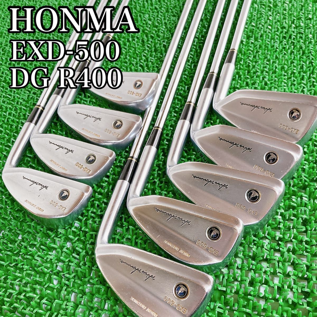 Yahoo!オークション - ホンマ HONMA アイアンセット 9本 R EXD-500 DG ...