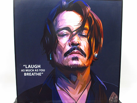 Yahoo!オークション - 【新品 No 591】 ポップアートパネル ジョニー ...