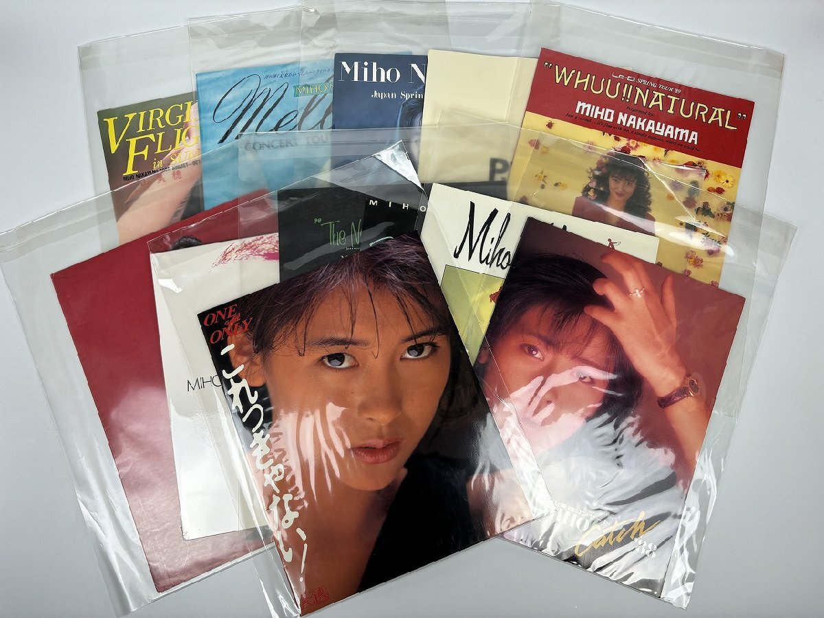 Yahoo!オークション - K602/中山美穂 コンサートパンフレットなど 12...