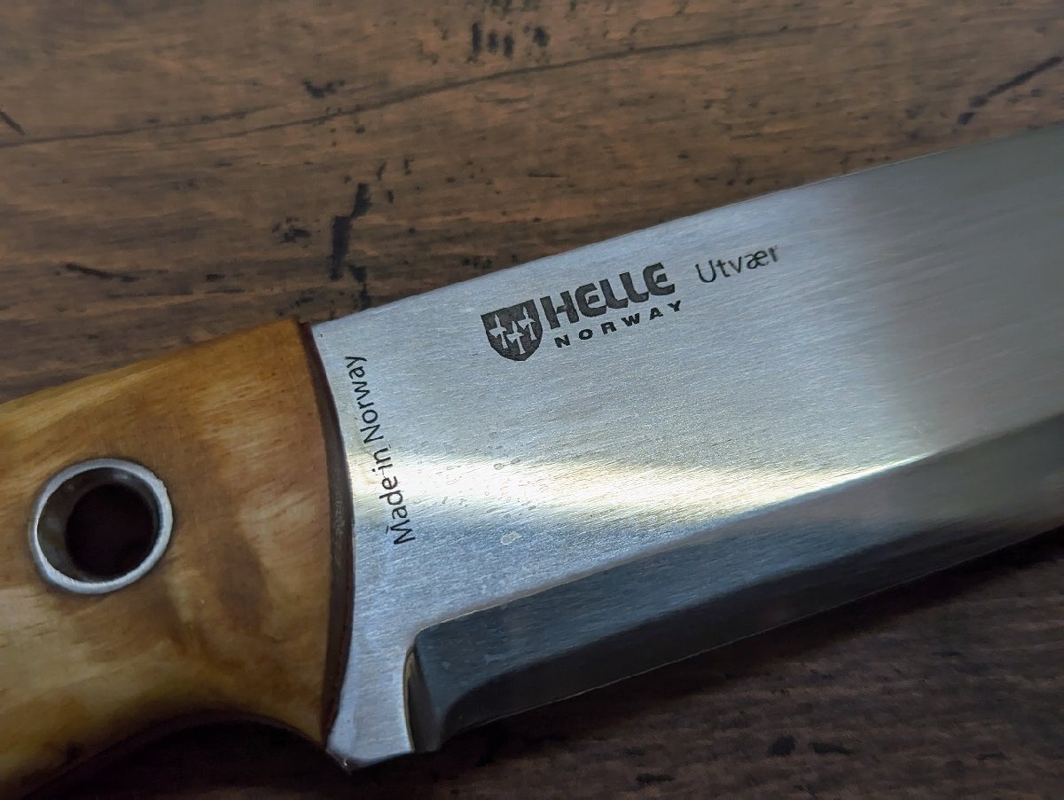 Yahoo!オークション - M121/HELLE ヘレナイフ/UTVAER ユートゥベーラ ...
