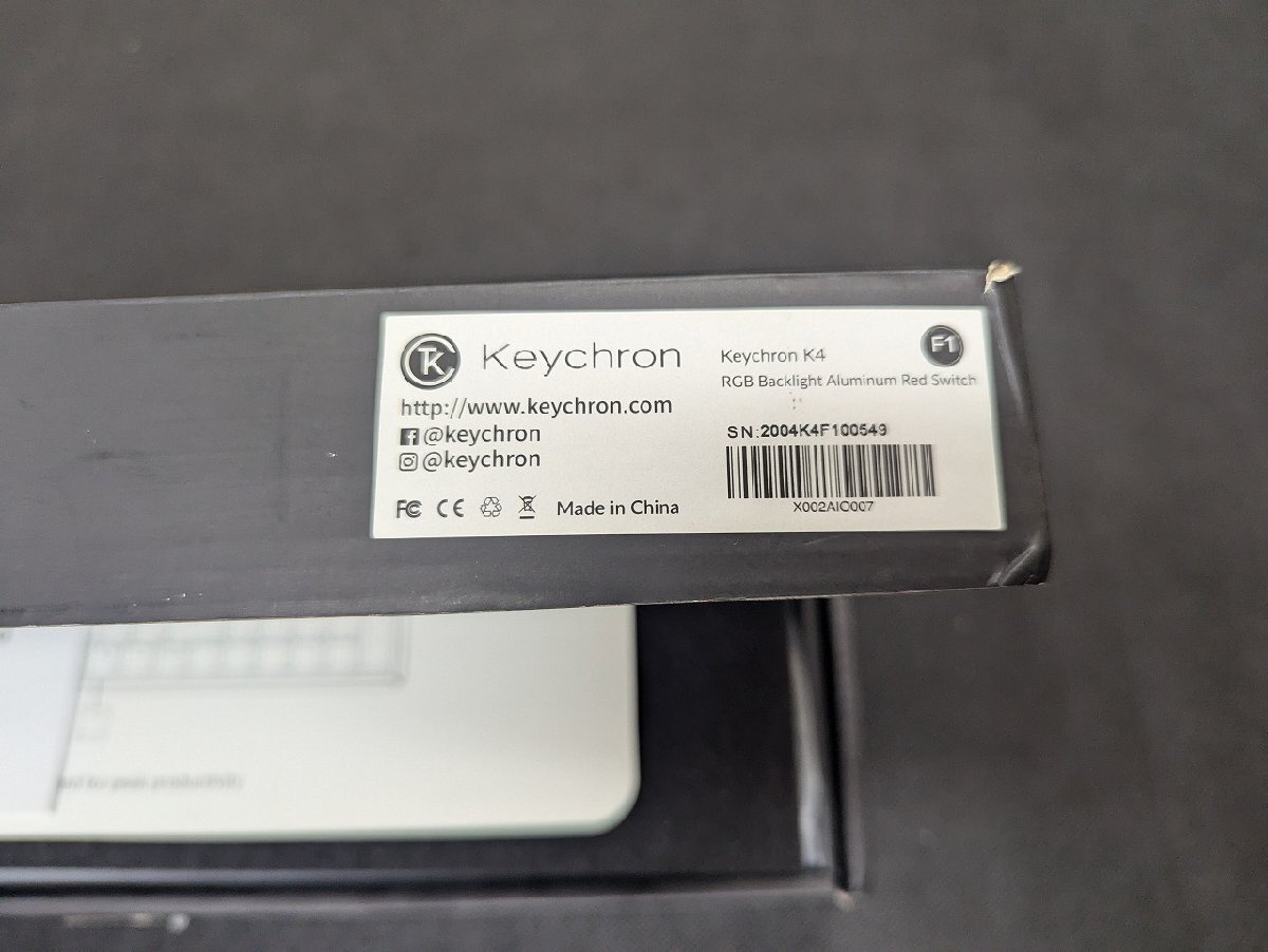 Yahoo!オークション - M158/Keychron K4 F1 RGBバックライト アルミニ...