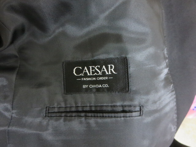 Yahoo!オークション - CAESAR ブラック フォーマル ビジネス スーツ ...