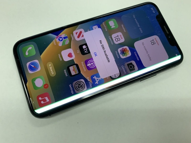 Yahoo!オークション - JX912 SIMフリー iPhoneX スペースグレイ 64GB ...