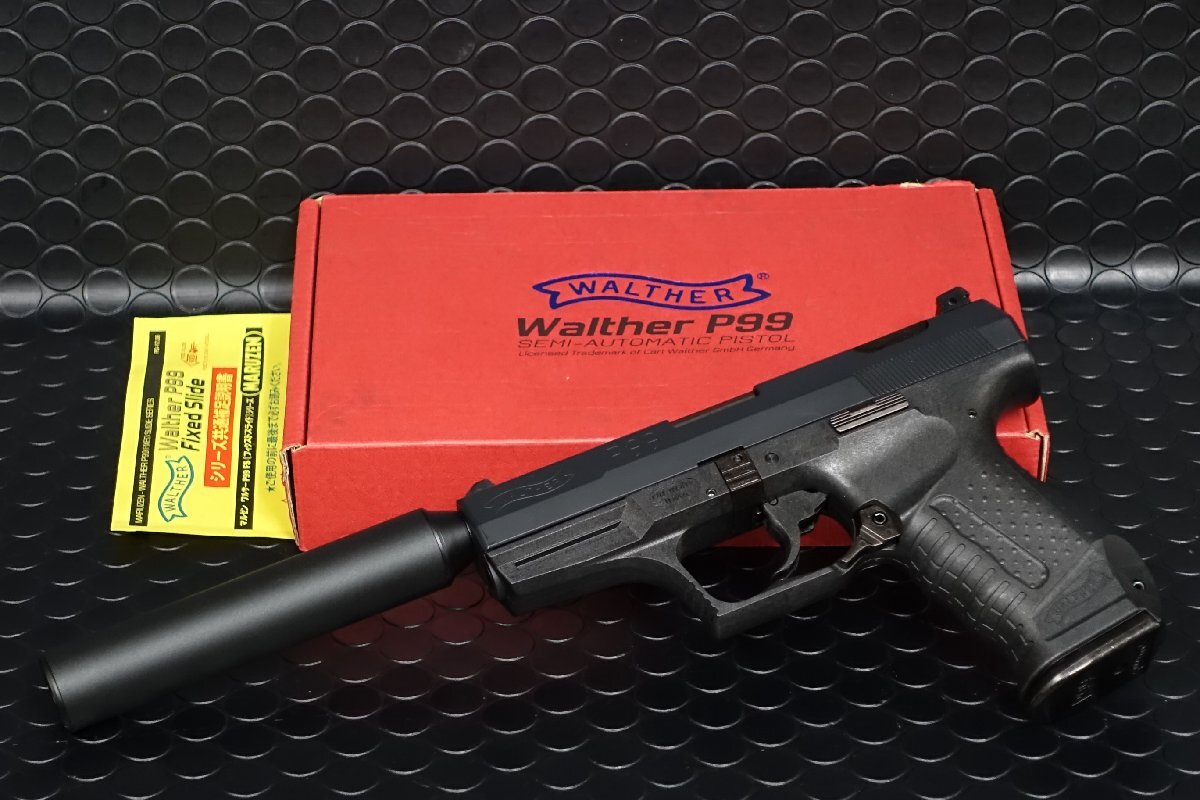 Yahoo!オークション - マルゼン ワルサー P99 FS サイレンサーモデル ...