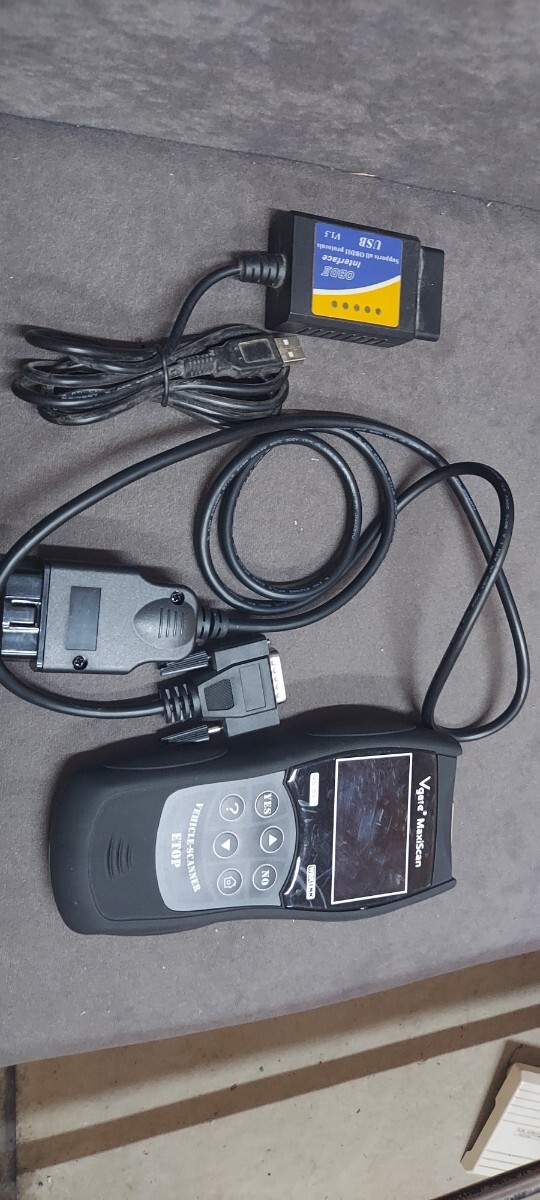 Yahoo!オークション - 故障診断機 OBD2 スキャナ Vgate MaxiScan VS-89...