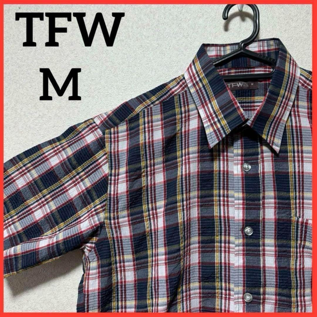 Yahoo!オークション - 【希少 美品】TFW 半袖シャツ チェックシャツ カ...