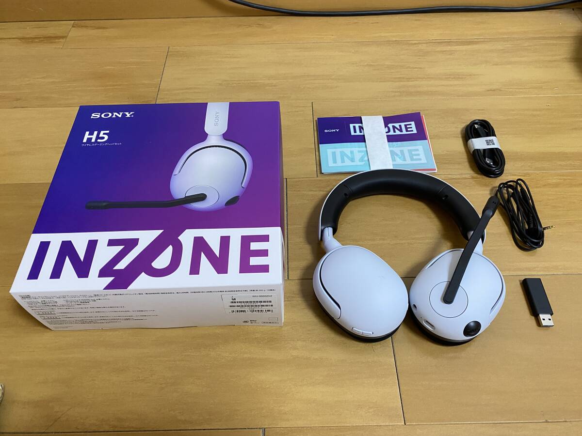 Yahoo!オークション - ソニー ゲーミングヘッドセット INZONE H5 WH-G5...