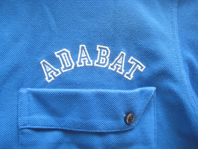 Yahoo!オークション - 美品日本製 アダバット adabat ロゴ刺繍 速乾高...
