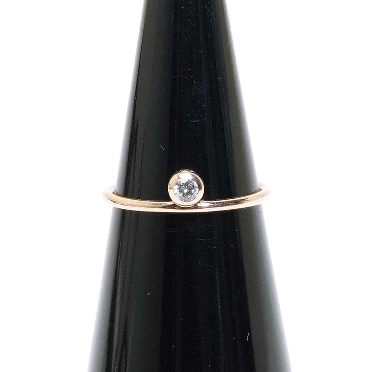 Yahoo!オークション - ETE エテ K10PG 1P ダイヤ リング 指輪 D0.06ct ...