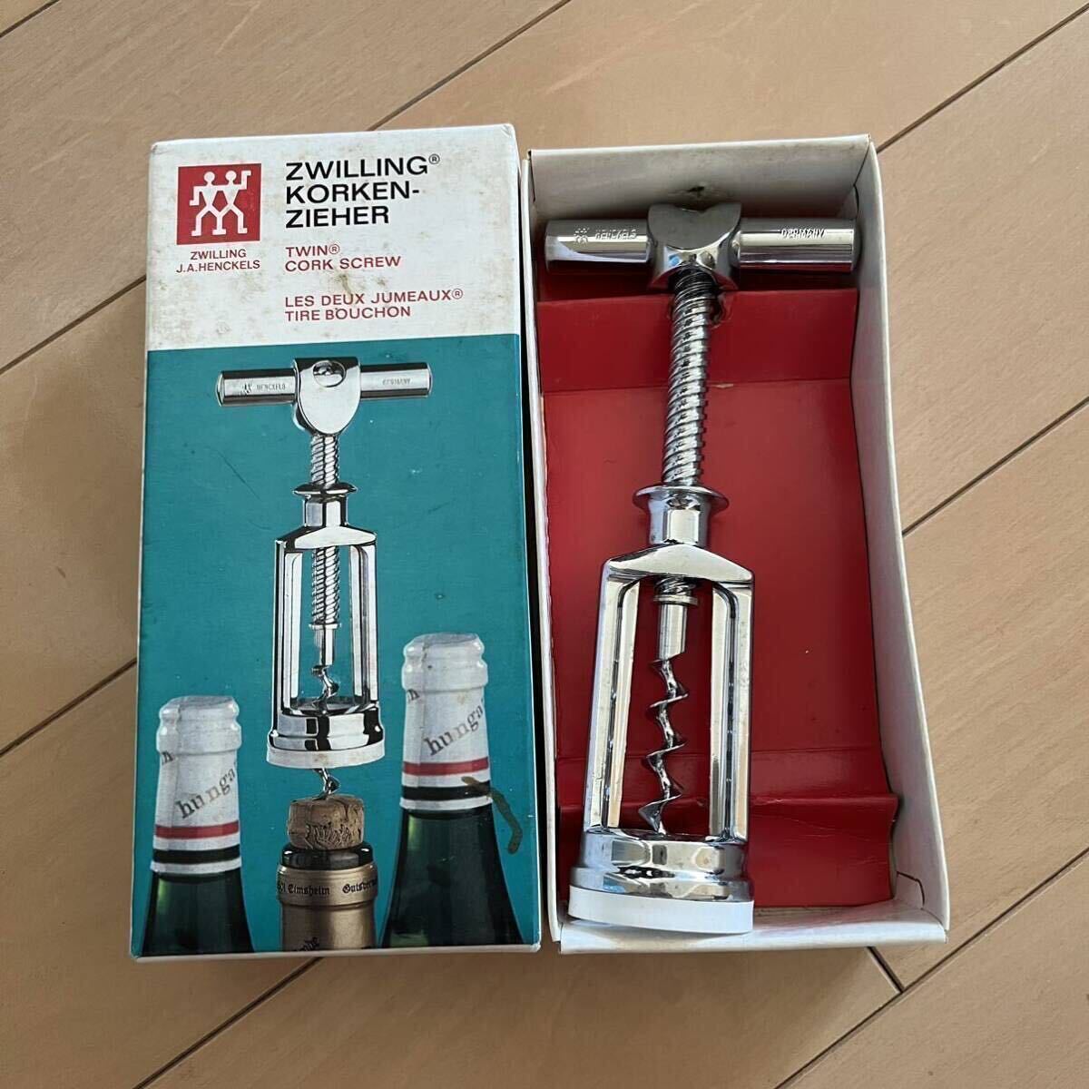 Yahoo!オークション - ⑧ ZWILLING KORKEN-ZIEHER 栓抜き ワインオー...