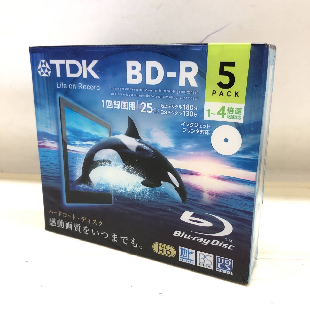 Yahoo!オークション - 未開封未使用品 TDK BD-R 5パック 25GB Blu-ray...