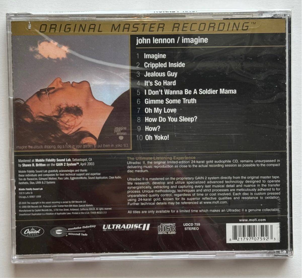 Yahoo!オークション - 【未開封CD MFSL】 イマジン imagine/ジョン・レ...