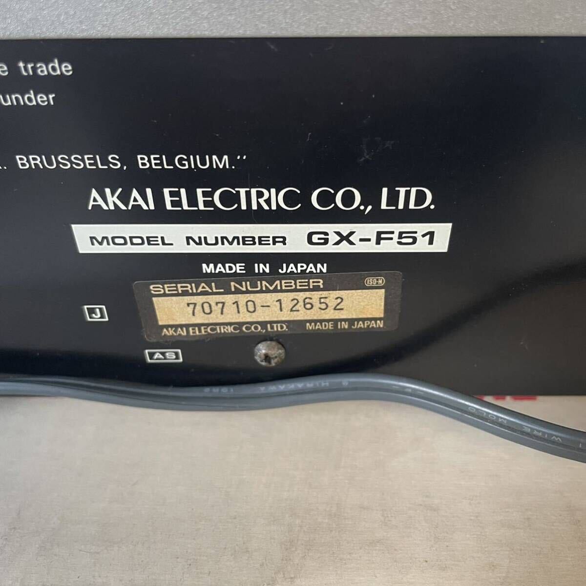 Yahoo!オークション - AKAI アカイ GX-F51 カセットデッキ ステレオカ...