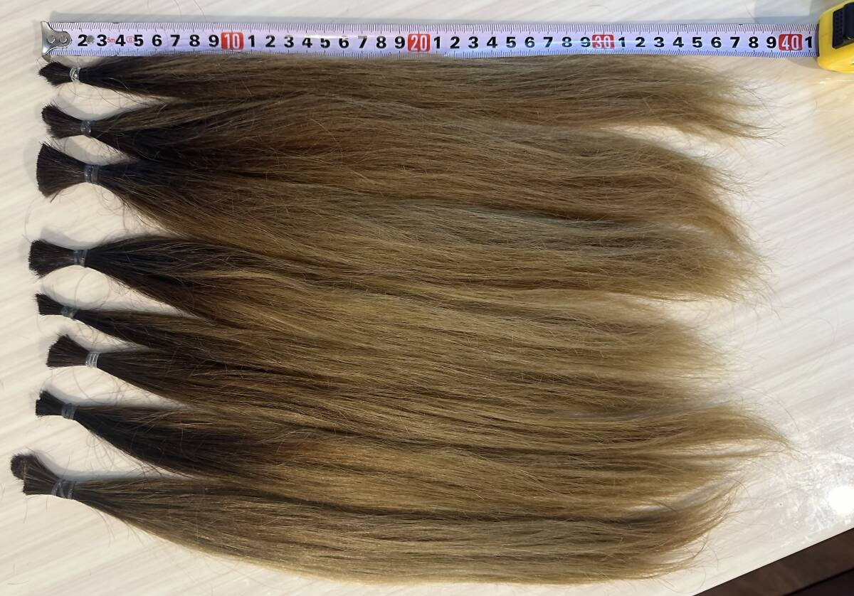 Yahoo!オークション - 髪束 約40cm 73g