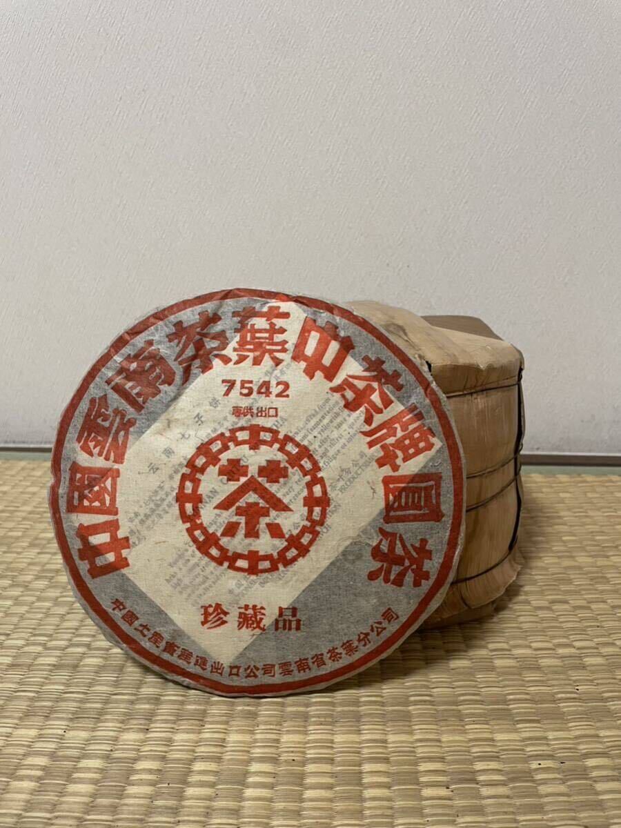 Yahoo!オークション - 稀少 本場中国雲南省産 7542 專供出口 プーアル...