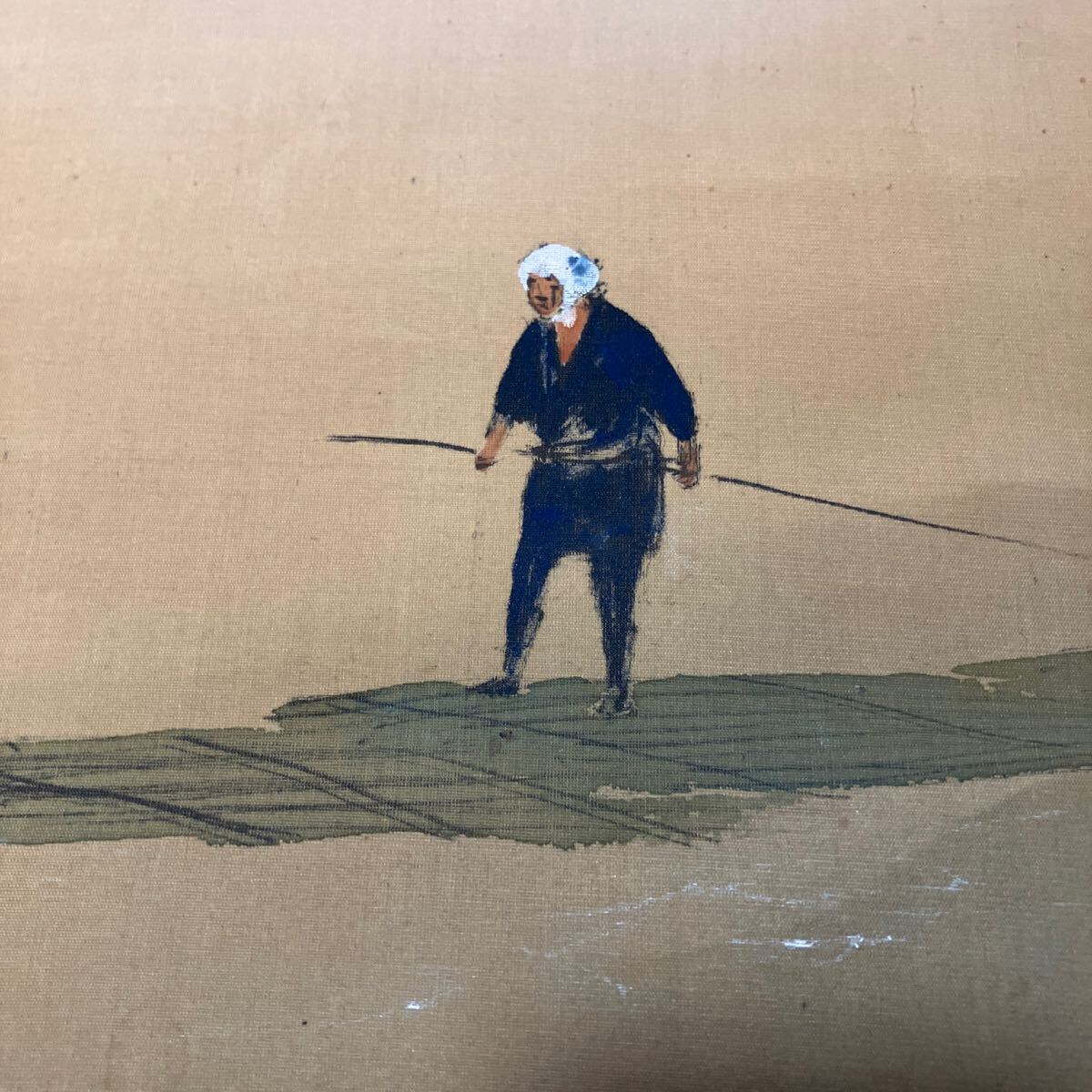 Yahoo!オークション - 【模写】掛軸 絹本 山水 箱無 同梱可能 No.2297