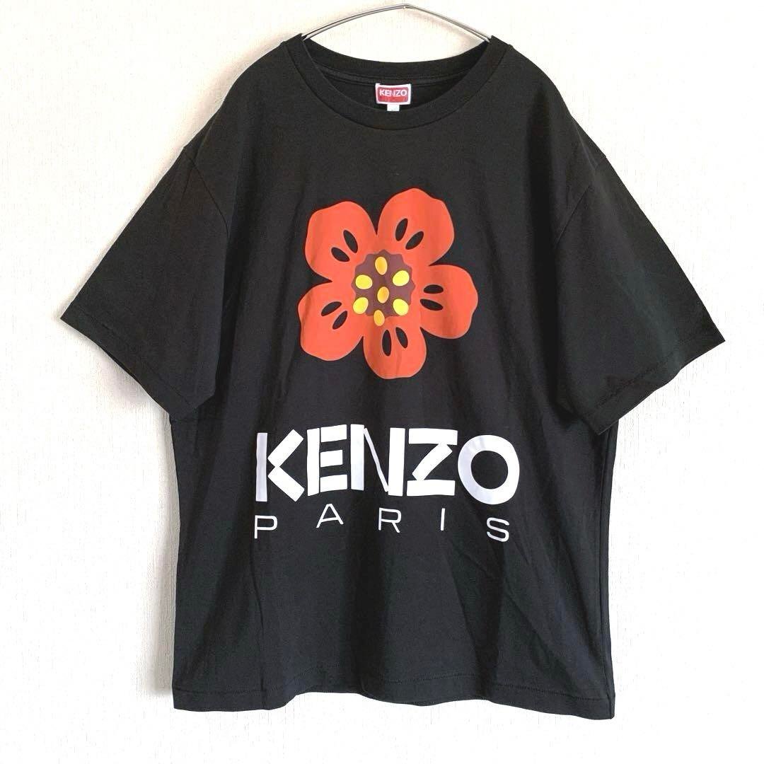 Yahoo!オークション - KENZO ケンゾー BOKE FLOWER デザイン Tシャツ T...