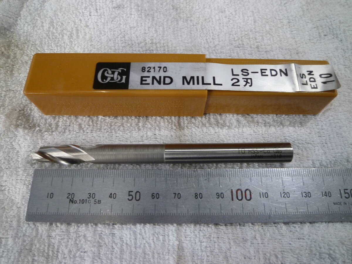Yahoo!オークション - 10mm ロングシャンクエンドミル・LS-EDN 10 (AG...