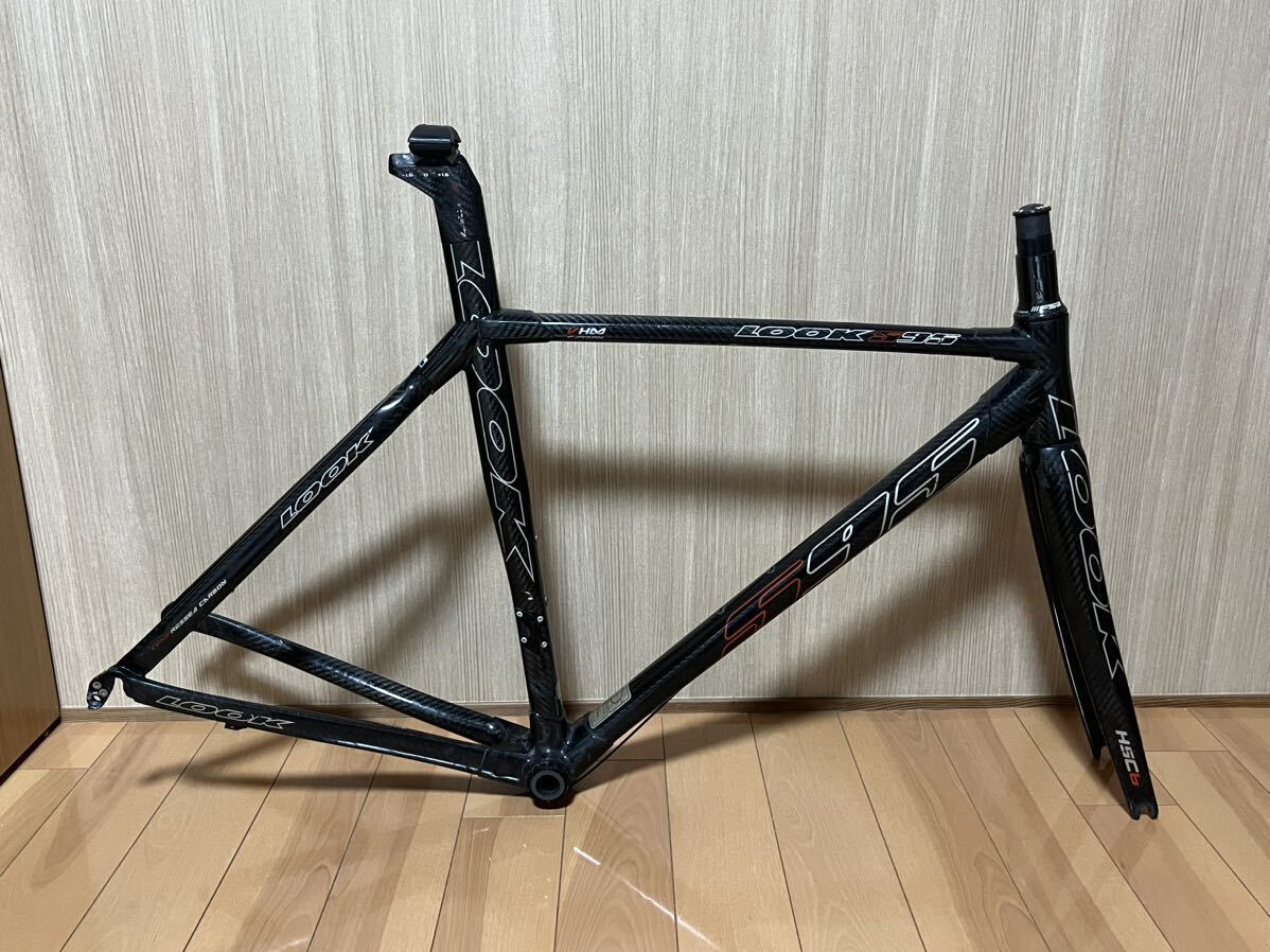 Yahoo!オークション - LOOK 595 XS カーボン フランス製 ルック フレー...