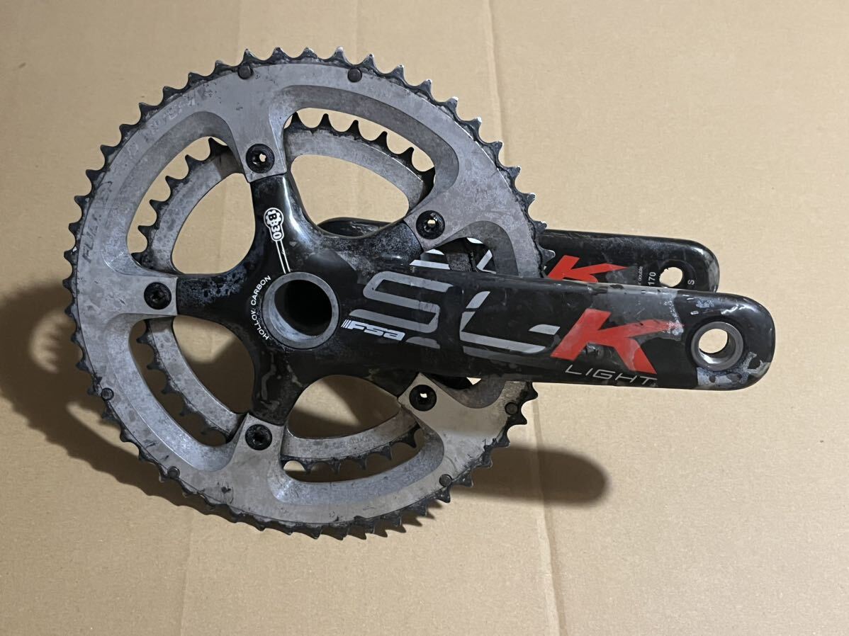 Yahoo!オークション - FSA SL-K LIGHT BB30 ジャンク クランク 170mm 5...