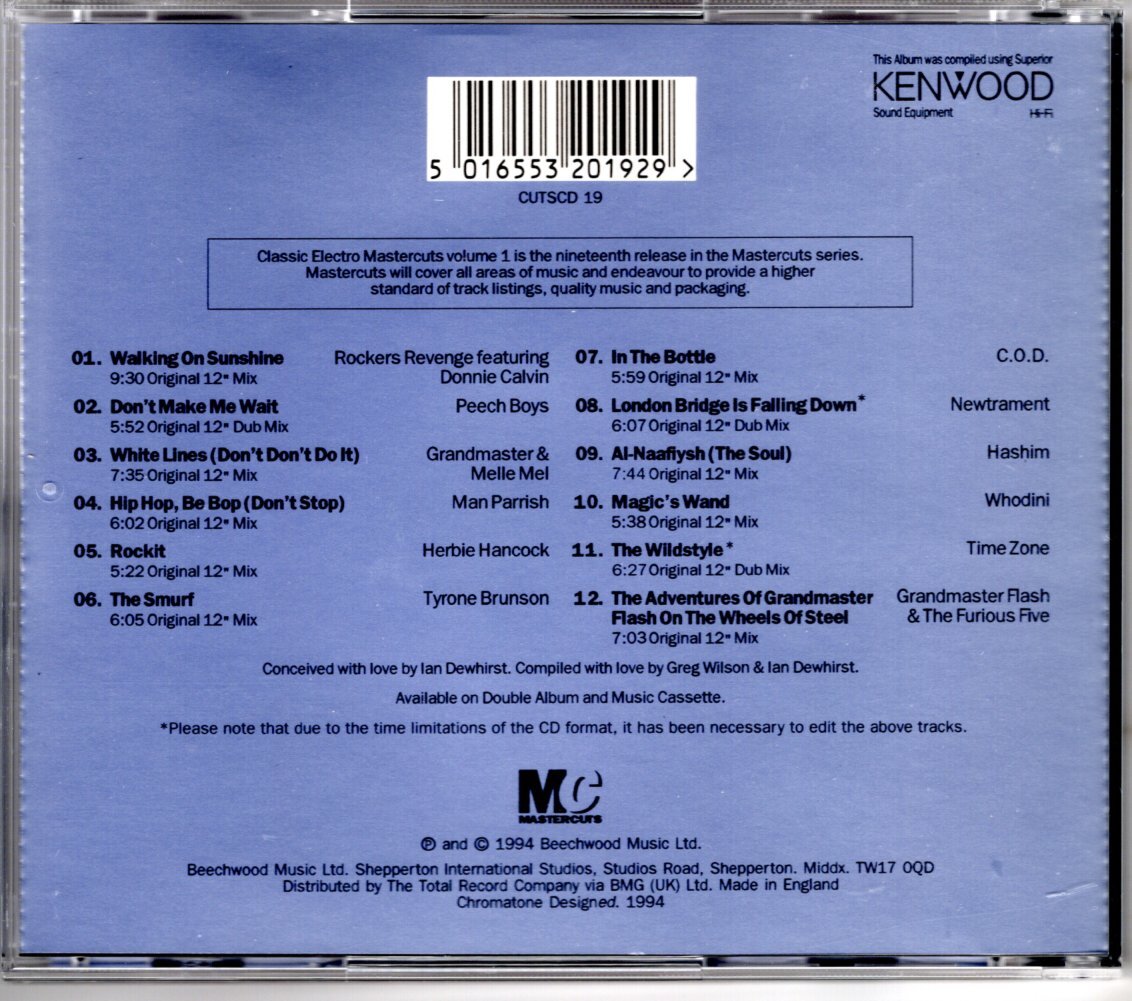 VA/CLASSIC ELECTRO MASTERCUTS VOLUME 1(コンピレーション、オムニバス)｜売買されたオークション情報、yahooの商品情報をアーカイブ公開 - オークファン ...