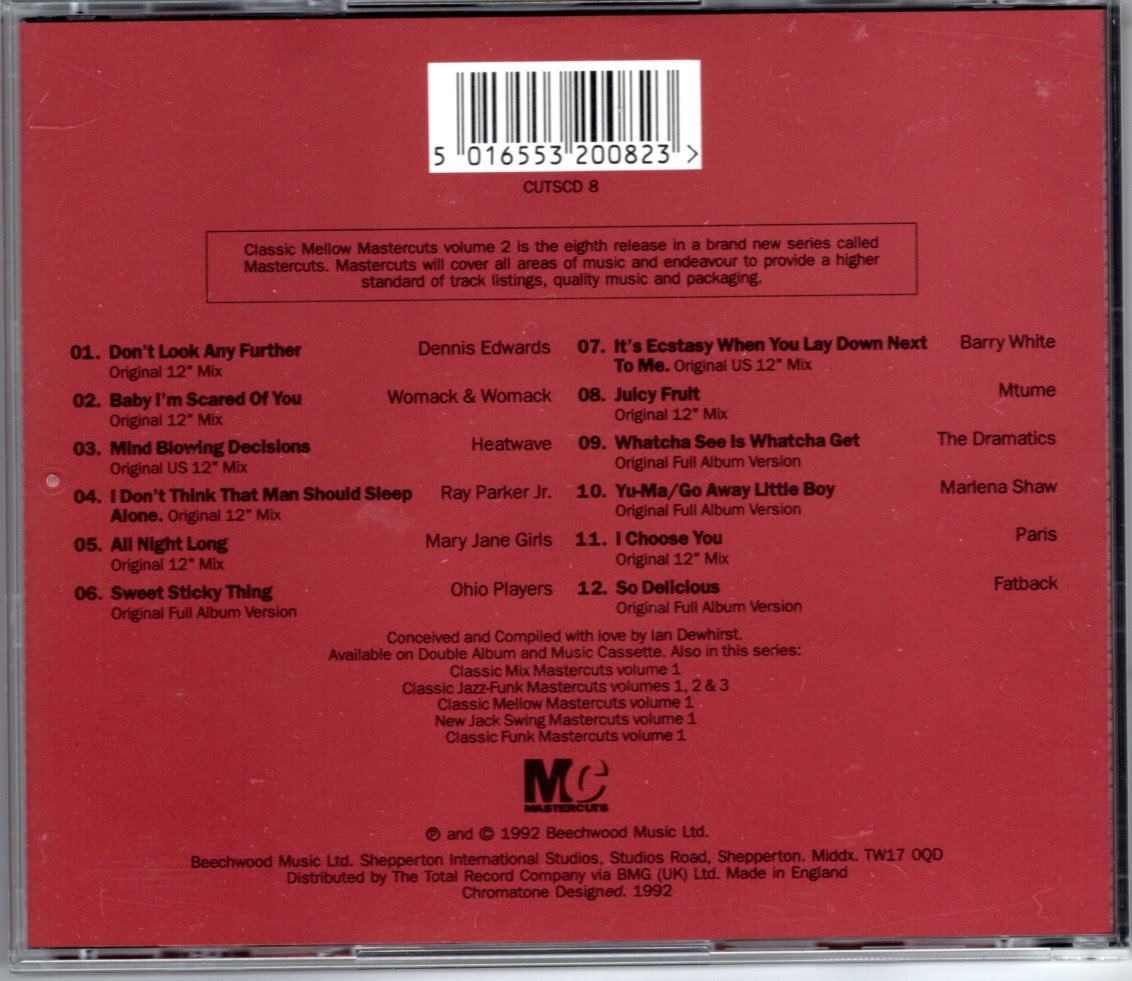 VA/CLASSIC MELLOW MASTERCUTS VOLUME 2(その他)｜売買されたオークション情報、yahooの商品情報をアーカイブ公開 - オークファン（aucfan.com）