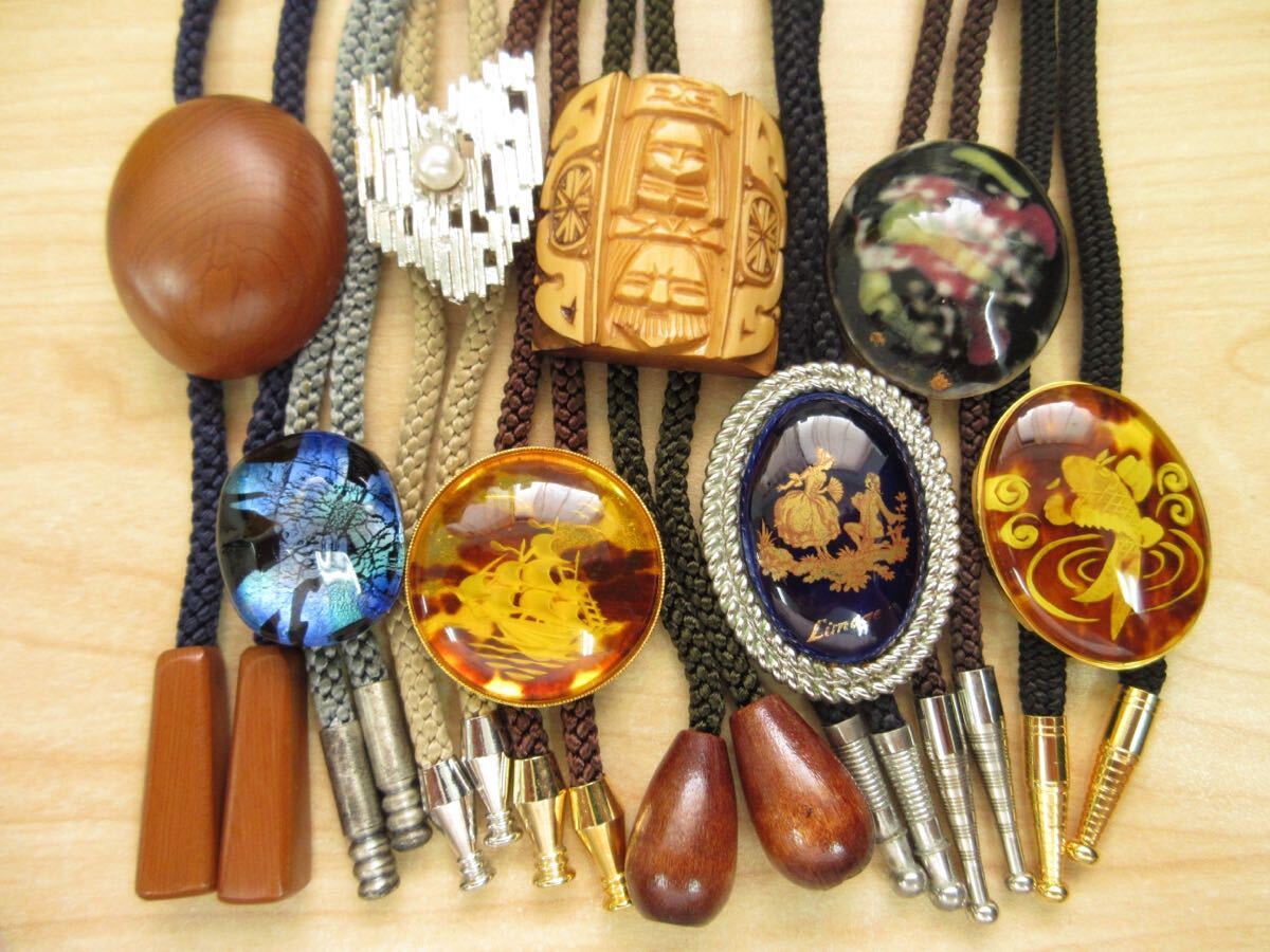 D53 ヴィンテージ ビンテージ ループタイ ネックレス LIMOGES リモージュ 張りべっ甲 など アクセサリー 大量 まとめ売り まとめ TIA(その他)｜売買されたオークション情報 ...