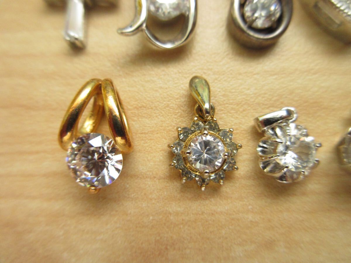 Yahoo!オークション - 【D28】キュービックジルコニア cz など ネック...